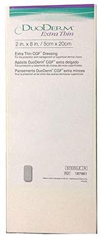 Hydrocolloïd verband DuoDERM Extra Thin 5x20cm - Alginaten ...
