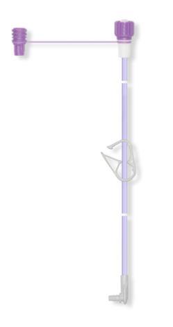 Extensionset Flocare Button ENFit haakse aansluiting 35cm - Sets - F ...